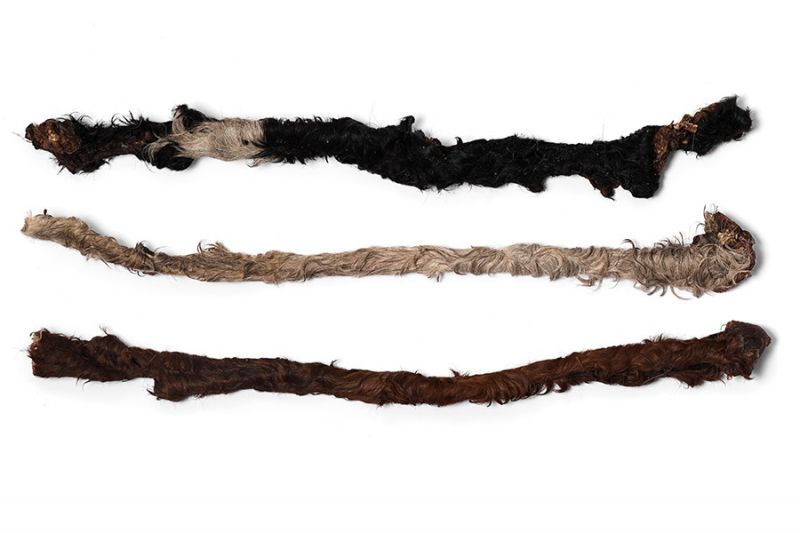 Beef masks with hair